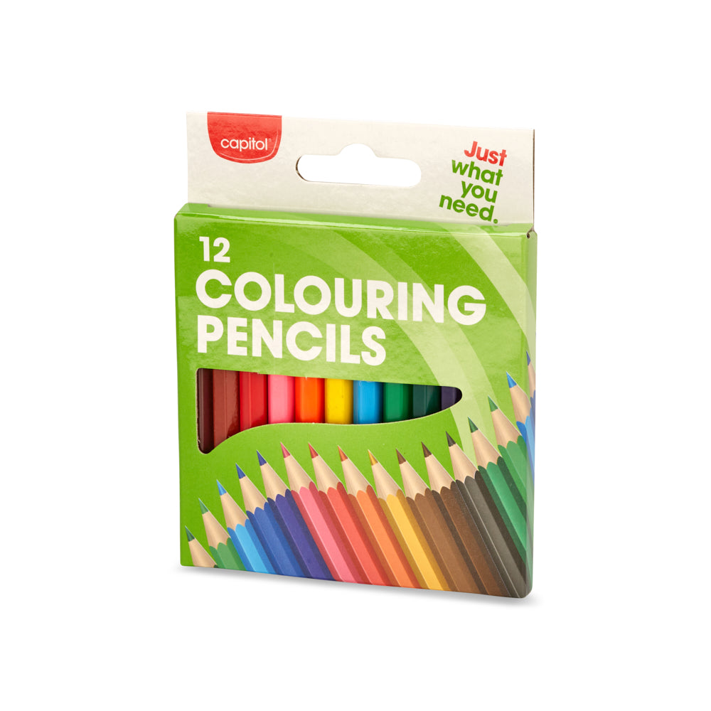 12 Coloured Pencils (12 Units) — Capitol Essentials
